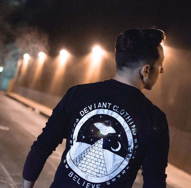 Acid Dipped "Believe" Long-Sleeve Tee Shirt! – Deviant Brand Clothing