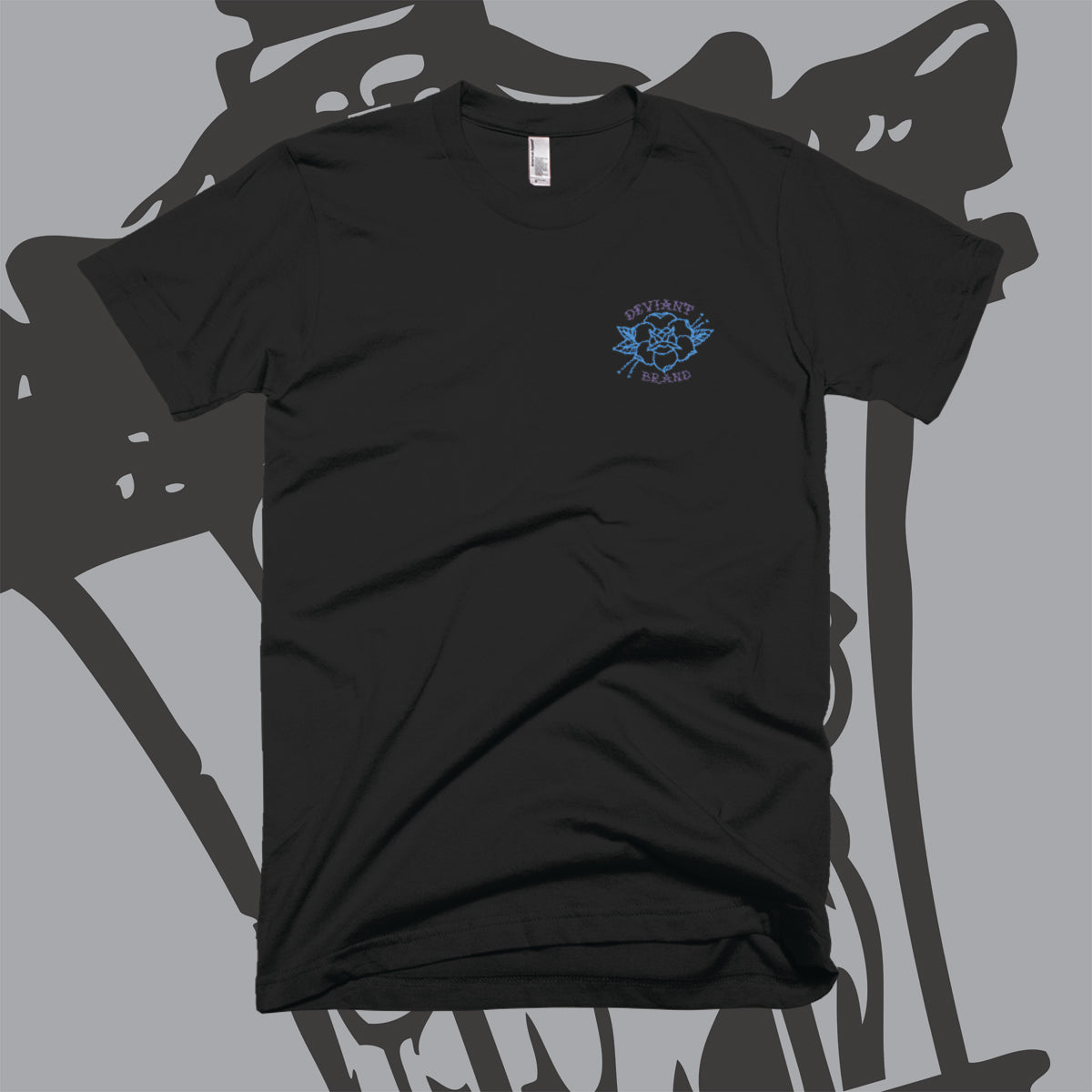 Embroidered "Rose" Tee! – Deviant Brand Clothing