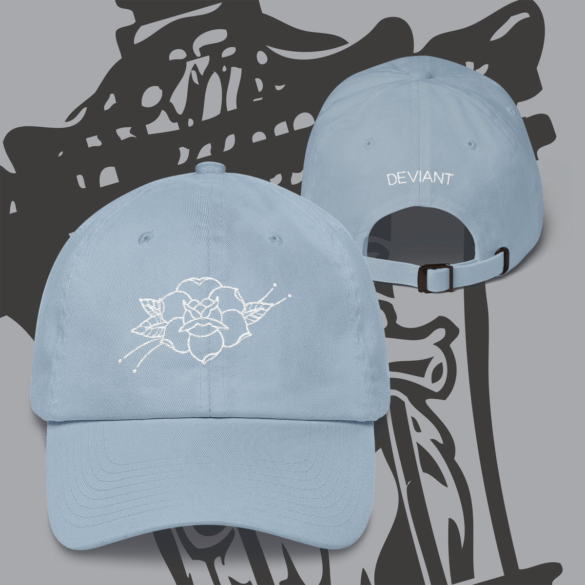 "Rose" Dad Hat! – Deviant Brand Clothing