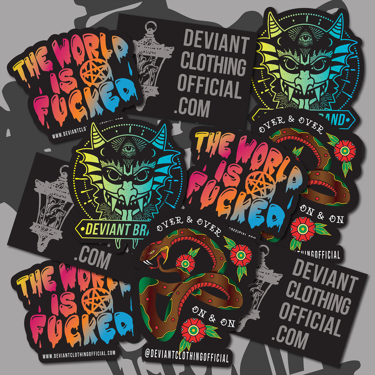 Sticker Packs! – Deviant Brand Clothing